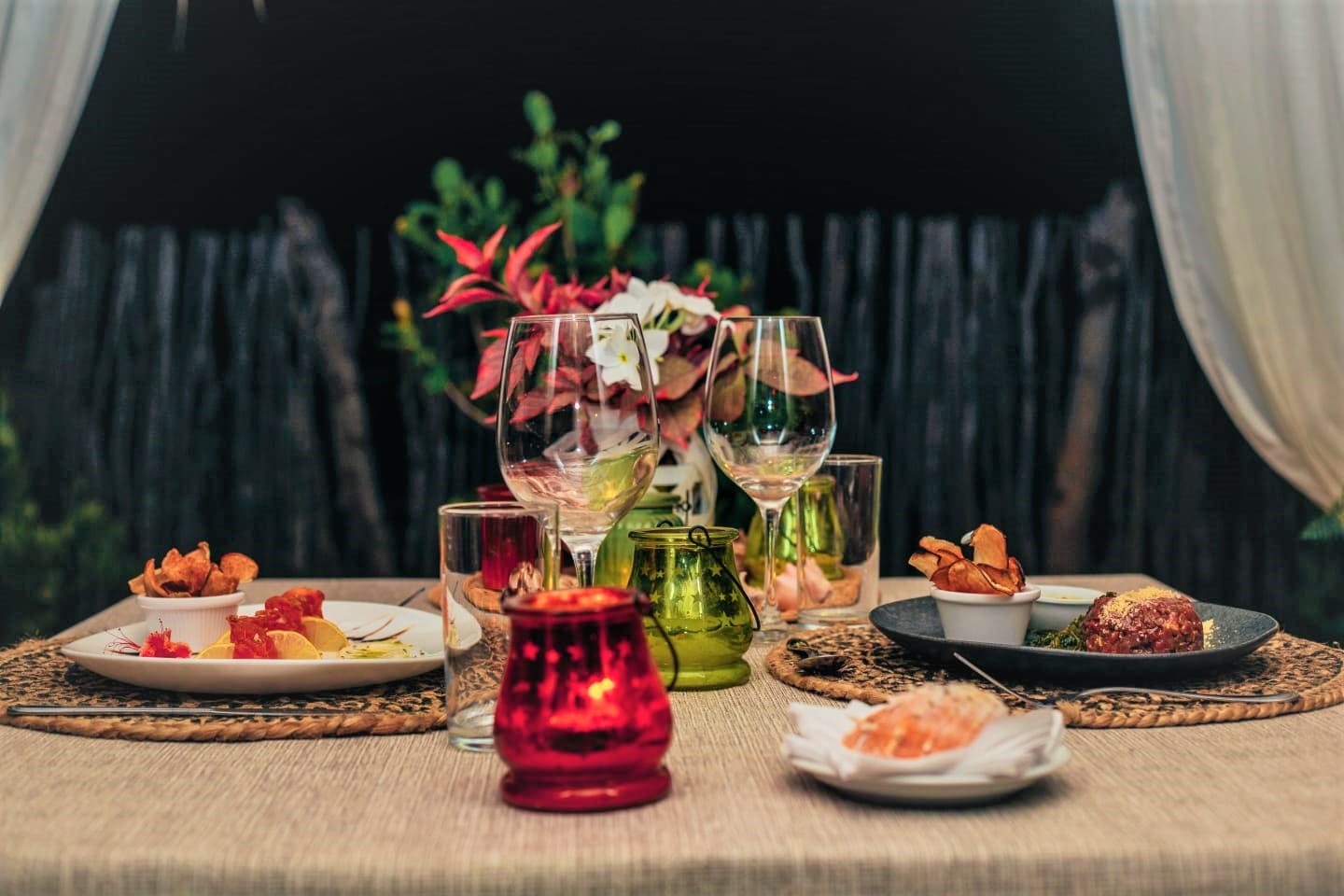 Jantar exclusivo no gazebo - Vila Aty Lodge
